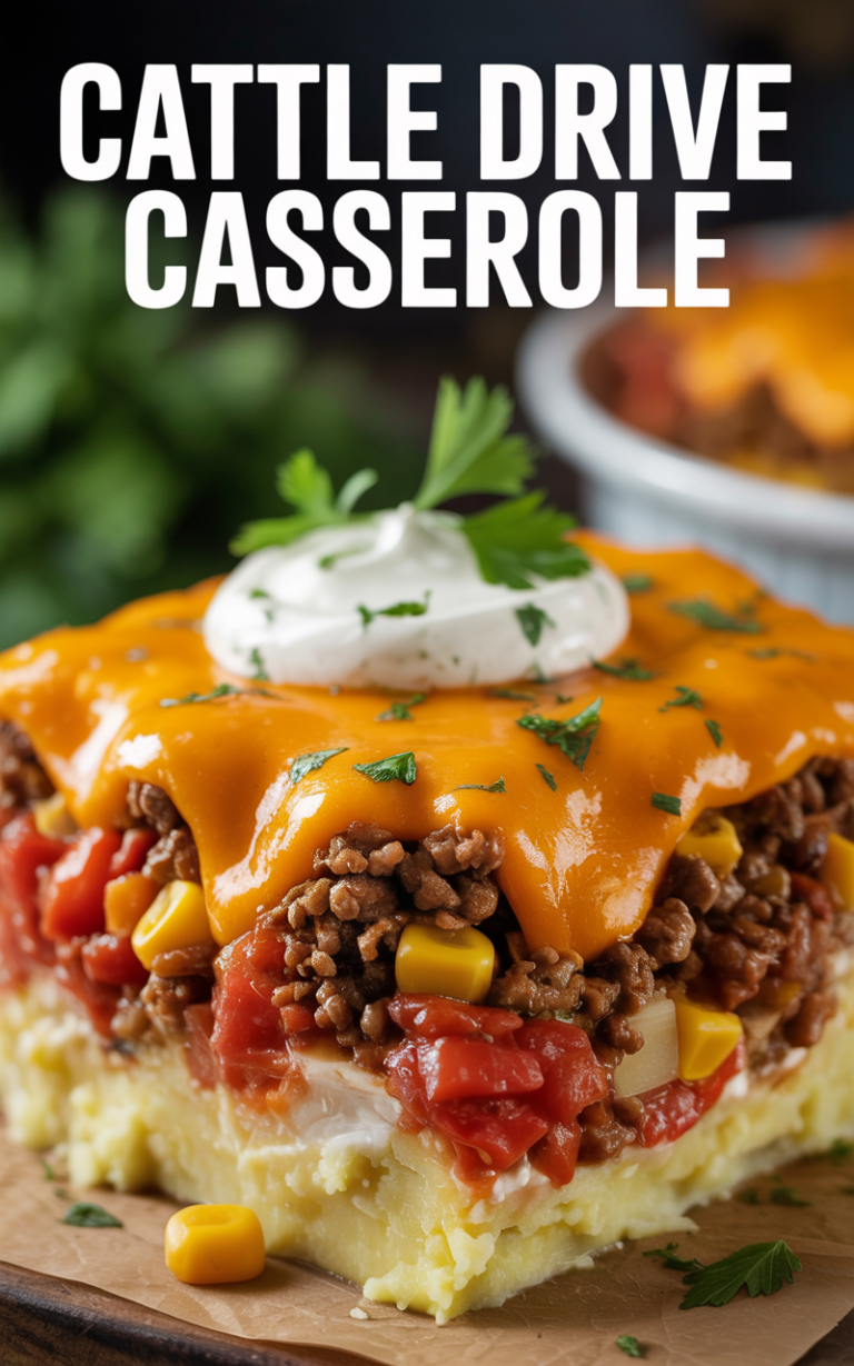 Trailblazing Tex-Mex Comfort: The Ultimate Cattle Drive Casserole ...