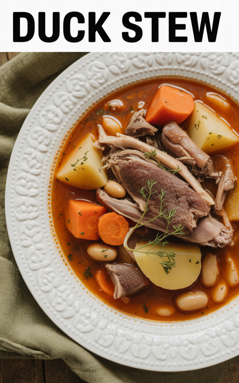 Duck Stew Delight: A Hearty, Flavor-Packed Rustic Recipe - Slow Cook ...
