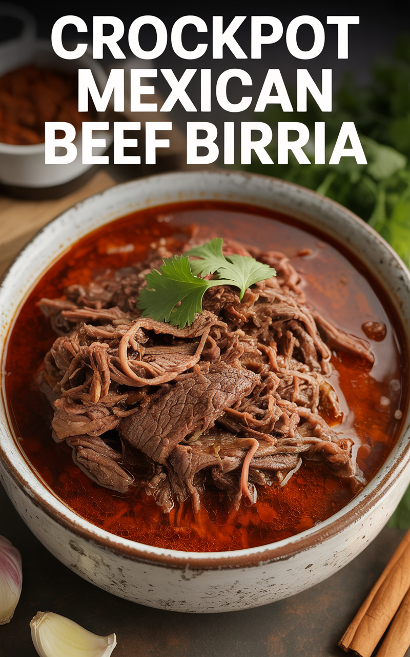 Slow-Cooked Fiesta: Authentic Crockpot Mexican Beef Birria Recipe ...