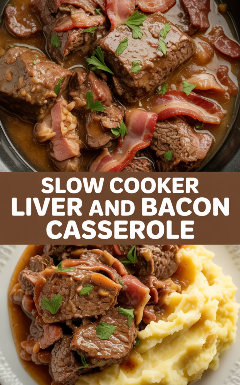 Slow Cooker Liver and Bacon Casserole: A Hearty British-Inspired ...