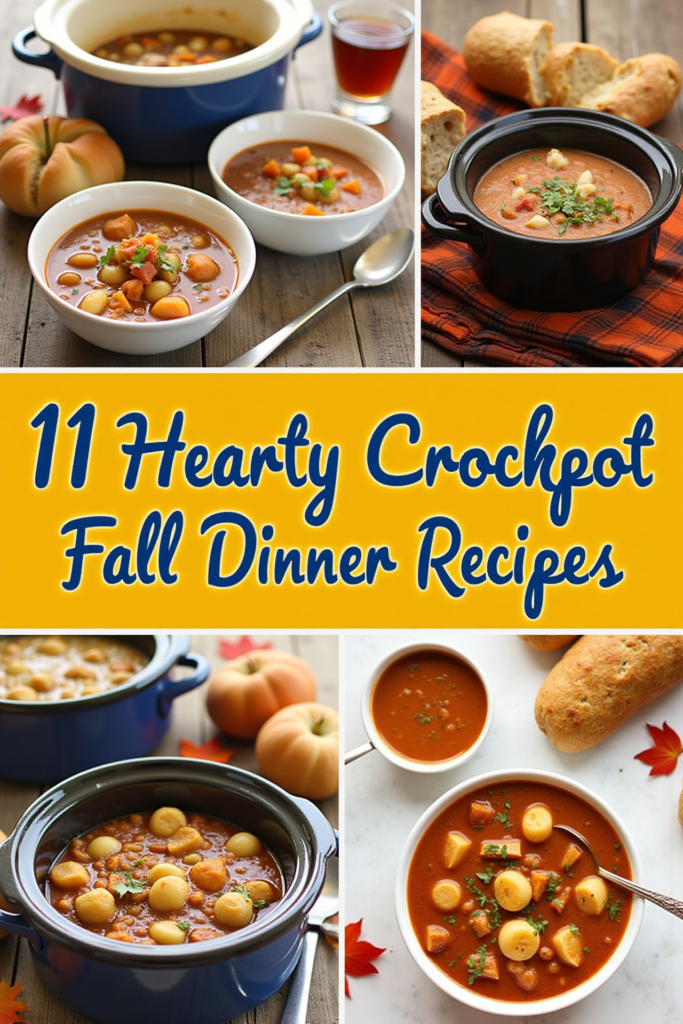 "11 Hearty Crockpot Fall Dinner Recipes: Cozy Comforts for Crisp Autumn ...