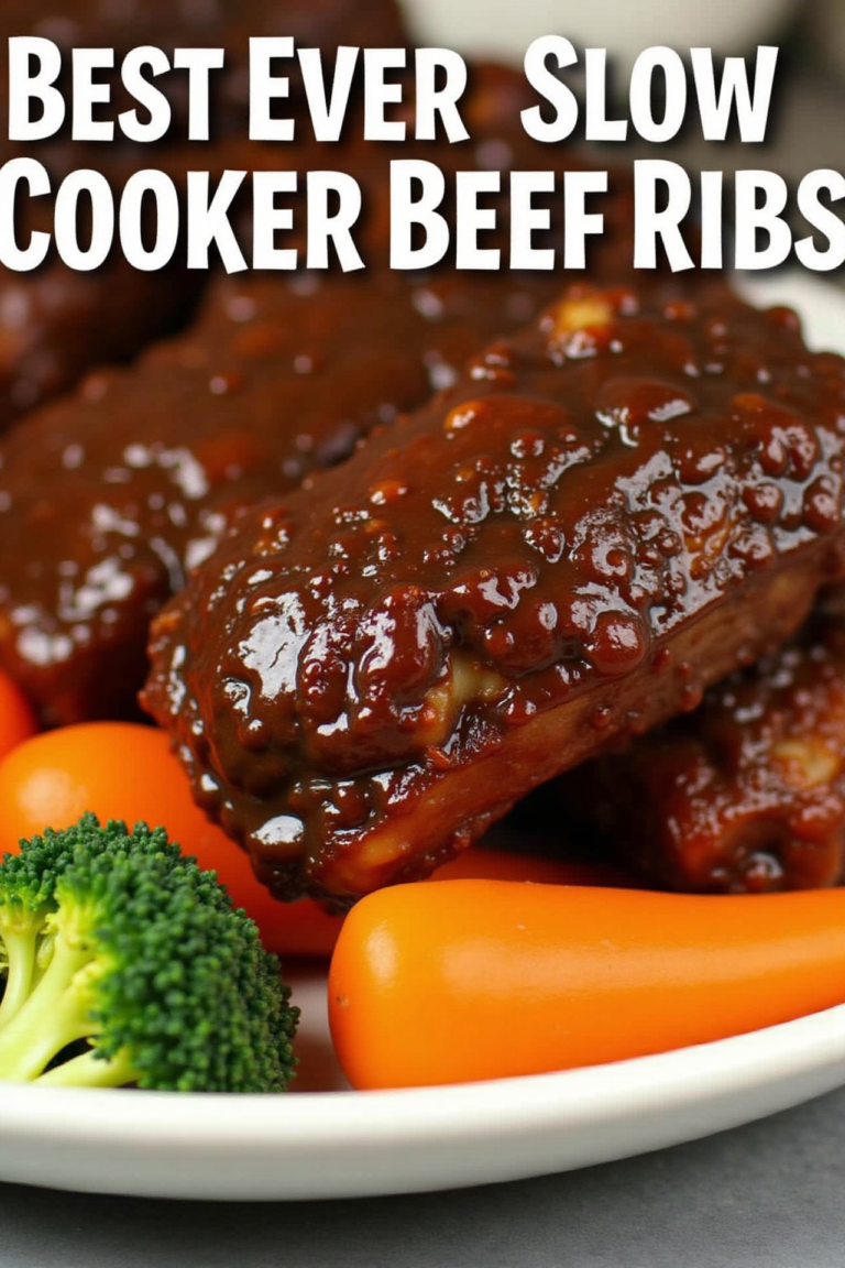 Fall-Off-The-Bone Slow Cooker Beef Ribs: The Ultimate Comfort Food ...